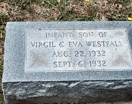 Westfall Cemetery Photos in West Virginia